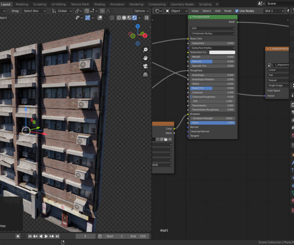 ArtStation - Building Displacement | Game Assets