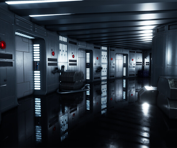 ArtStation - Deathstar CorridorShot C | Artworks
