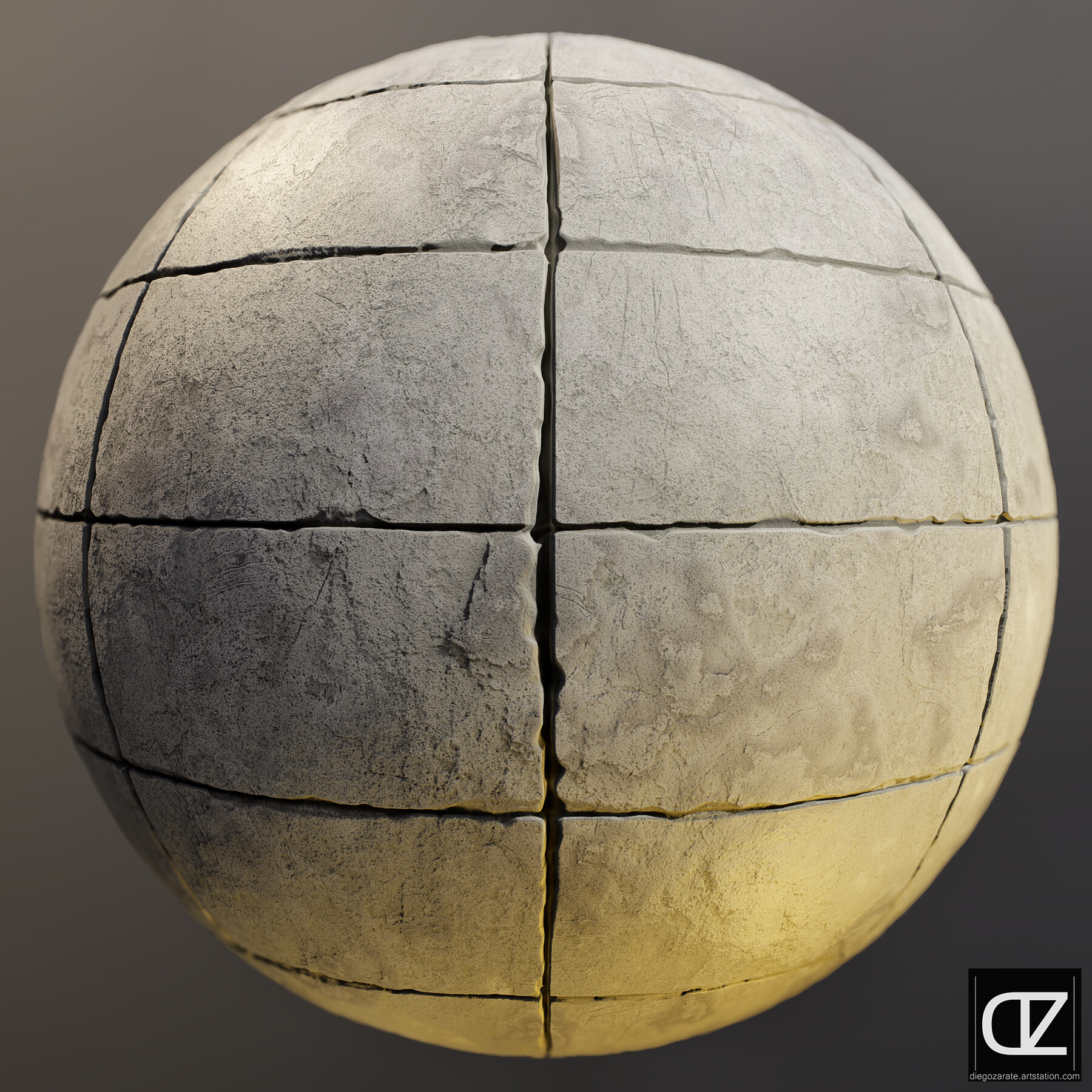 ArtStation - PBR - CONCRETE BLOCKS - 4K MATERIAL | Game Assets