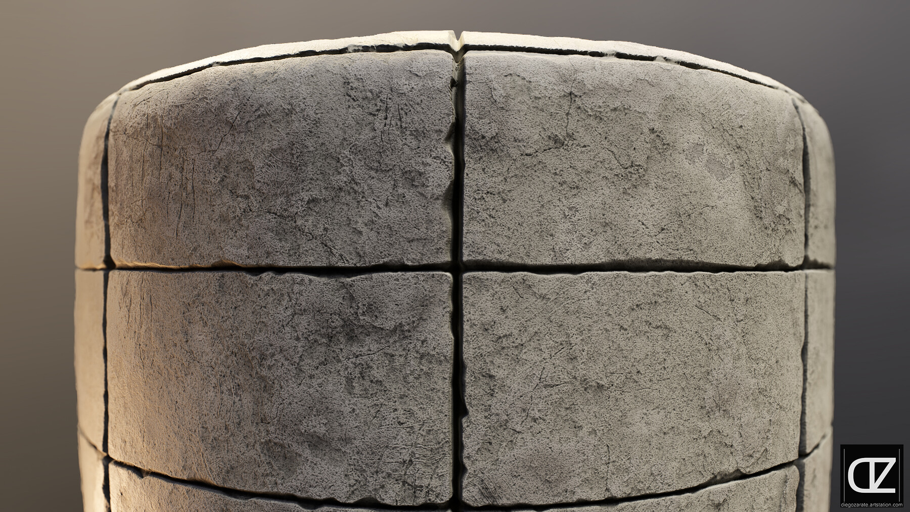 ArtStation - PBR - CONCRETE BLOCKS - 4K MATERIAL | Game Assets