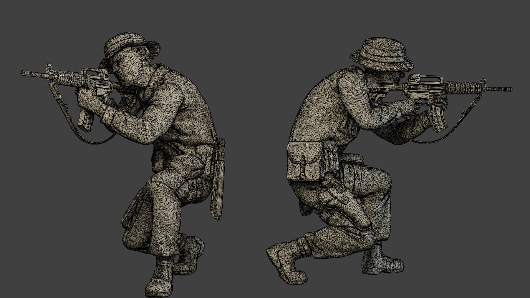 ArtStation - Modern Jungle Soldiers MJS1 Pack 2 | Resources