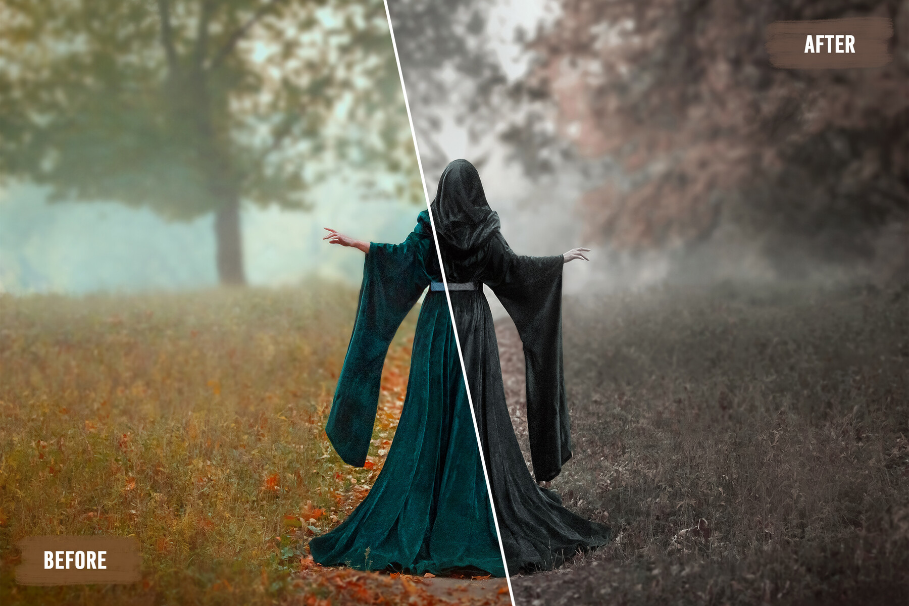 ArtStation - 50 Dark and Monochrome LUTs and Presets Pack | Artworks