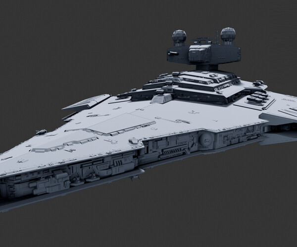 ArtStation - Victory 1 Class Star Destroyer - Star Wars | Game Assets