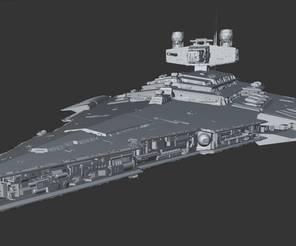 ArtStation - Victory 1 Class Star Destroyer - Star Wars | Game Assets
