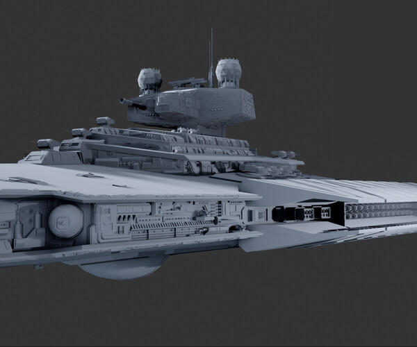ArtStation - Victory 1 Class Star Destroyer - Star Wars | Game Assets