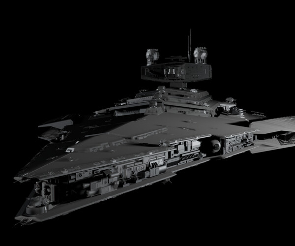 ArtStation - Victory 1 Class Star Destroyer - Star Wars | Game Assets