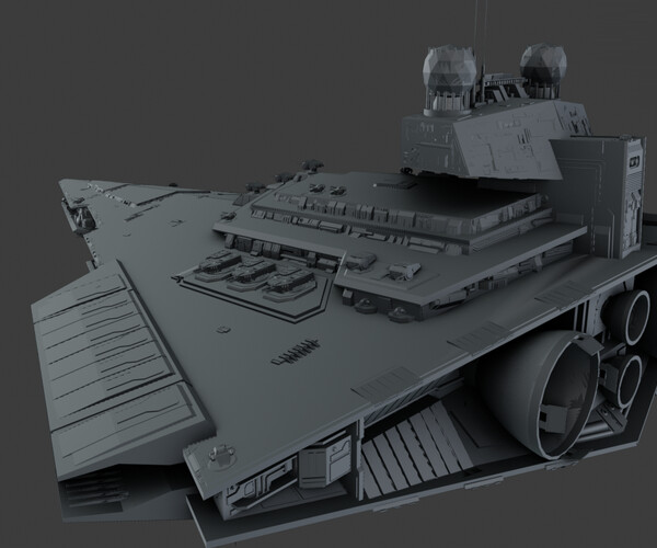 ArtStation - Victory 1 Class Star Destroyer - Star Wars | Game Assets