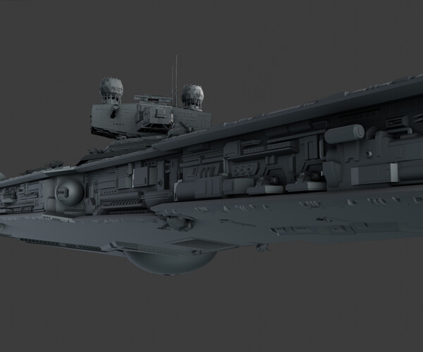 ArtStation - Victory 1 Class Star Destroyer - Star Wars | Game Assets