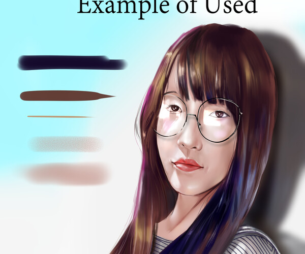 ArtStation - Jauleng's (leng_arts) Semi Realistic Brush Pack 1 for Clip ...