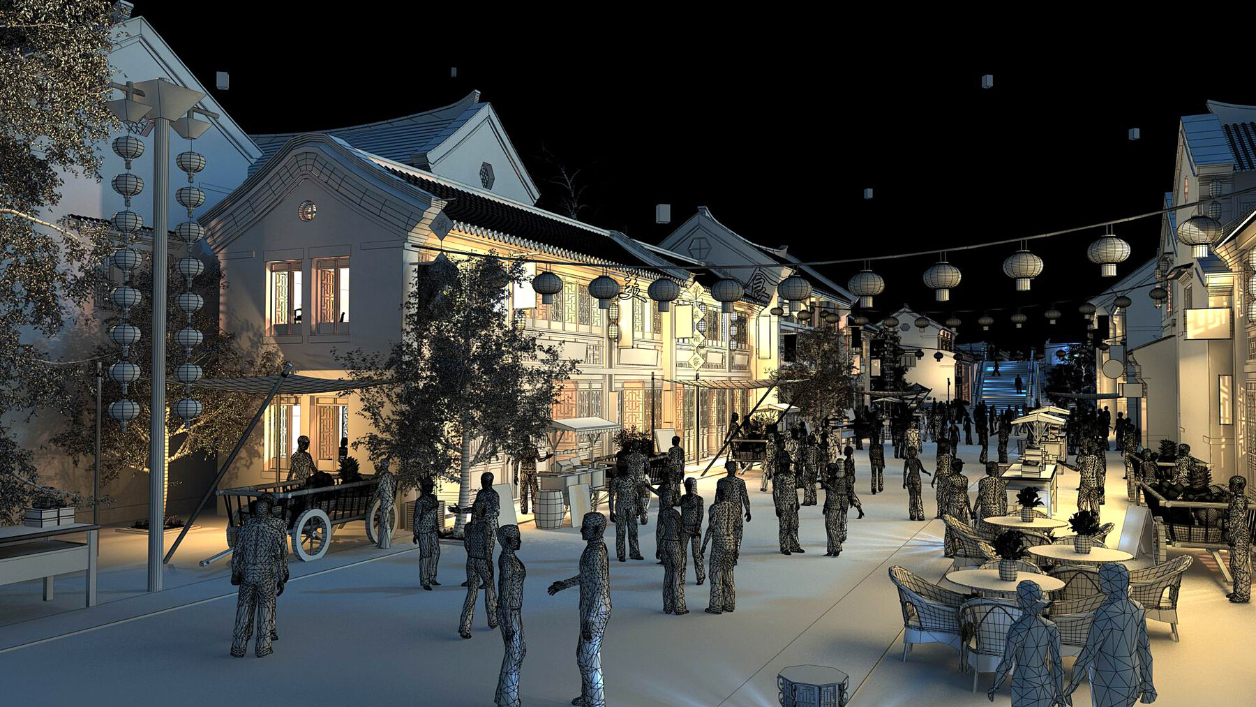 ArtStation - City - Food Street | Resources