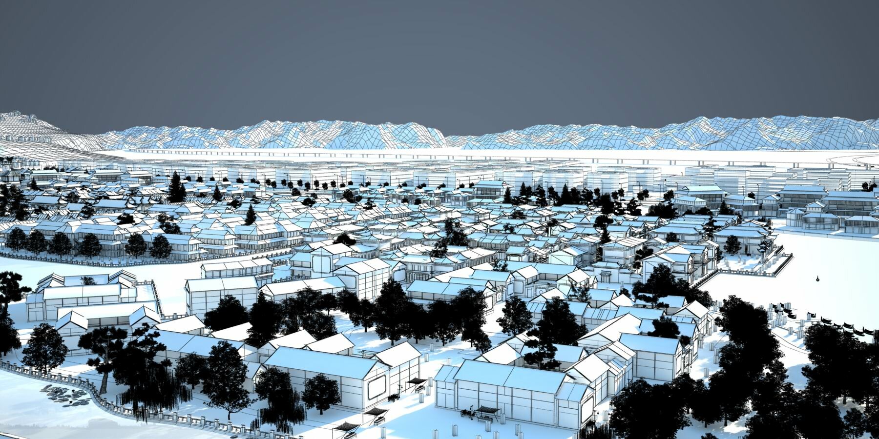 ArtStation - City - Small town planning | Resources