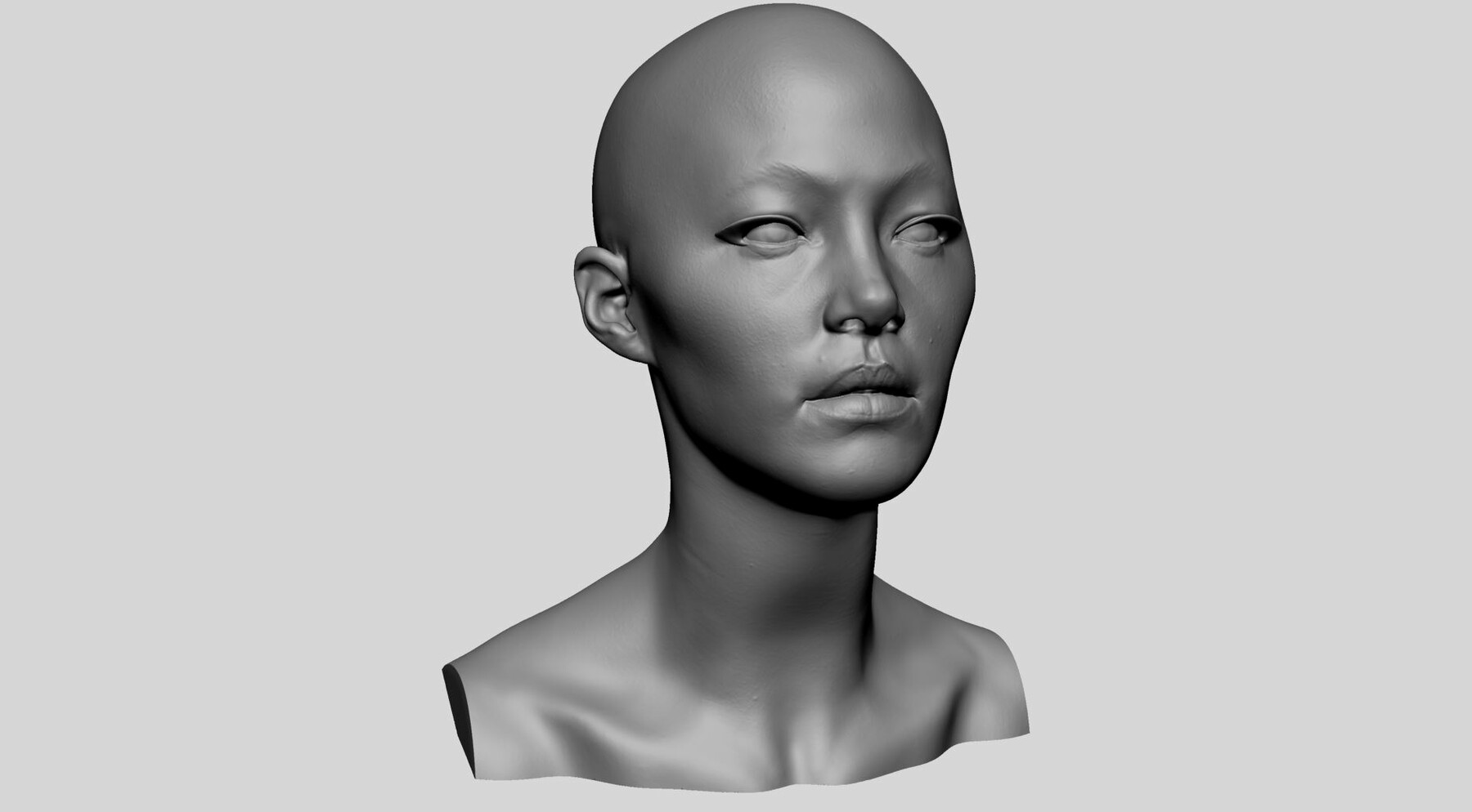 ArtStation - Female Heads for 3D Print | Resources