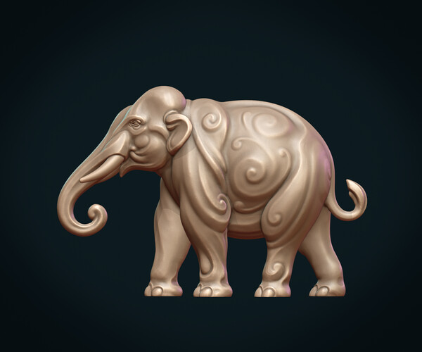 ArtStation - Stylized Elephant | Resources