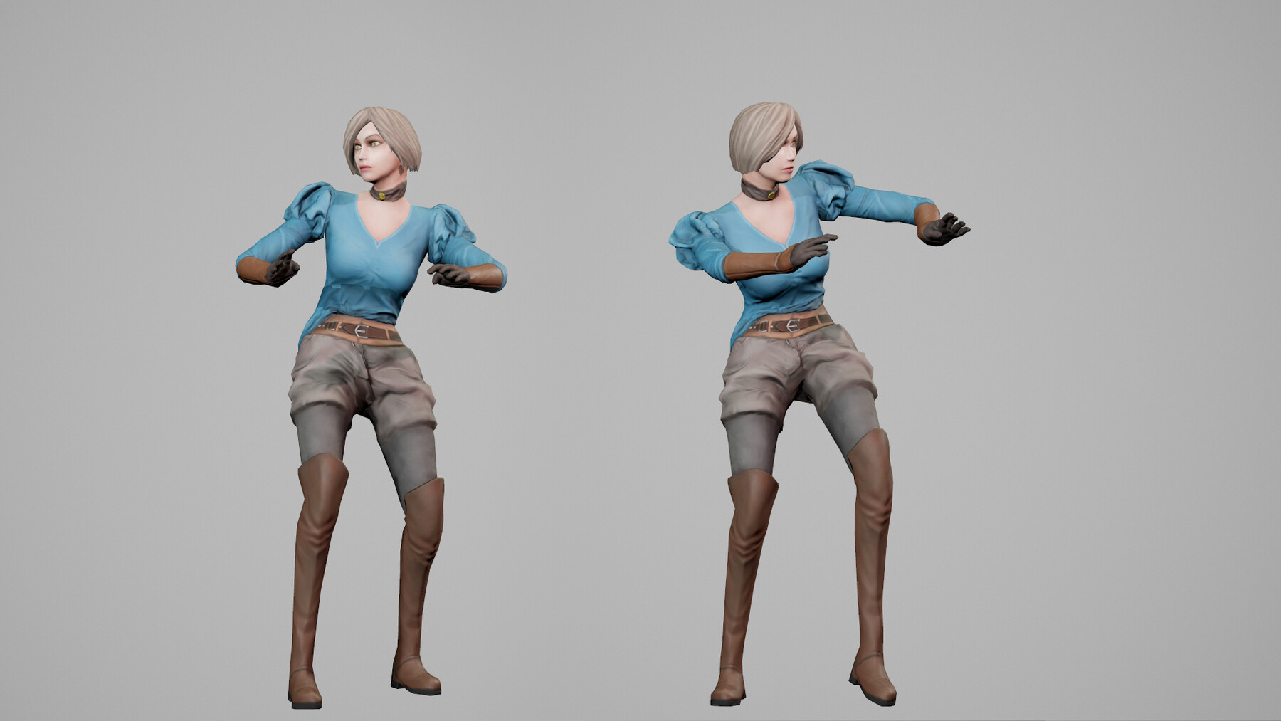 ArtStation - Cartoon Girl - Game Ready | Game Assets