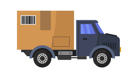 ArtStation - Delivery truck | Artworks