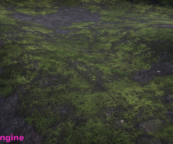 ArtStation - Moss Tileable Material with Substance Graph | Game Assets