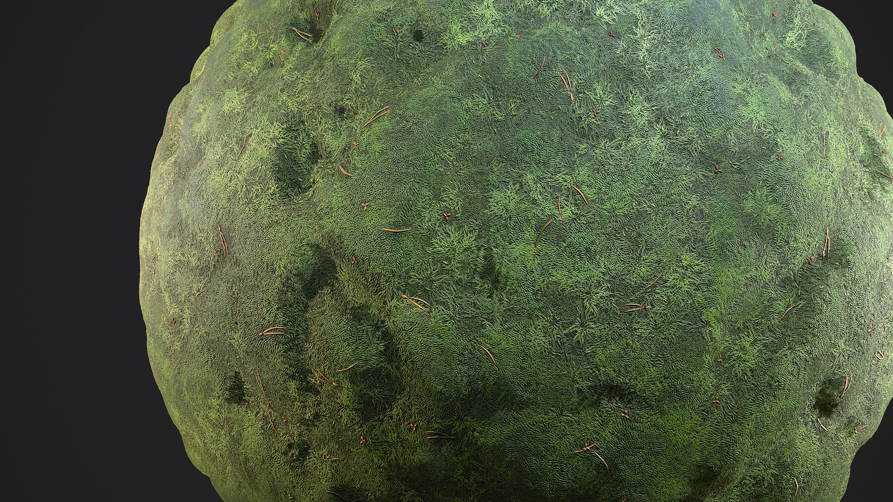 ArtStation - Moss Tileable Material with Substance Graph | Game Assets
