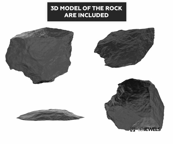 ArtStation - KeyShot 3D Rendering Jewelry Scene Setup On The Rock ...