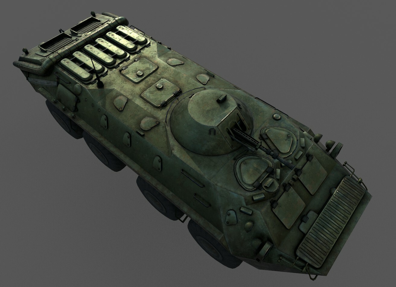 ArtStation - BTR 70 | Game Assets