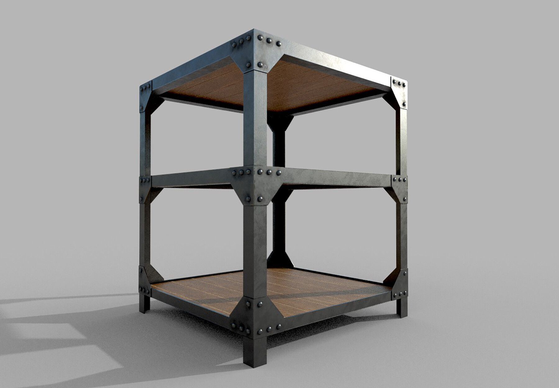 ArtStation - Metallic PBR Table | Game Assets