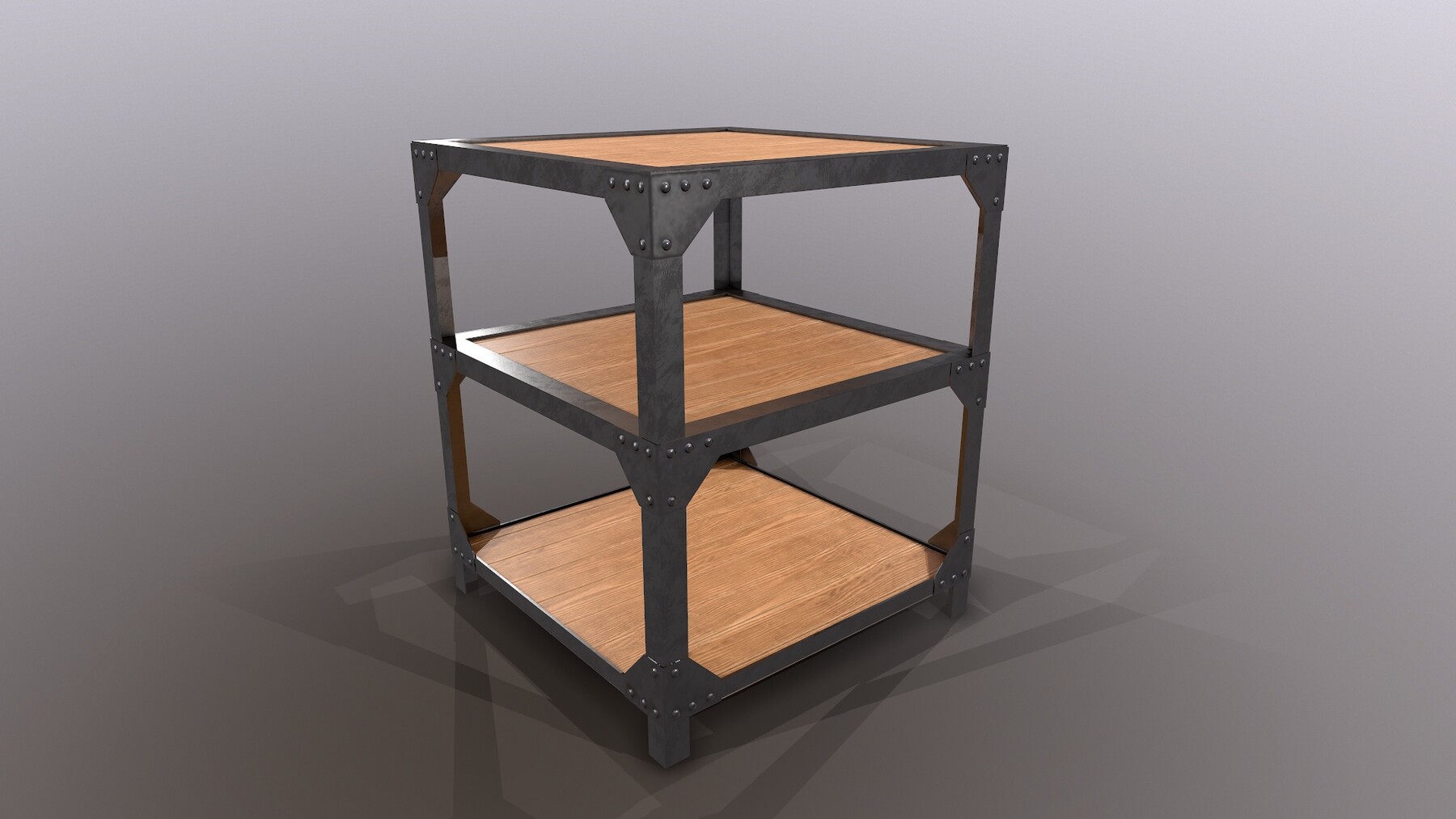 ArtStation - Metallic PBR Table | Game Assets