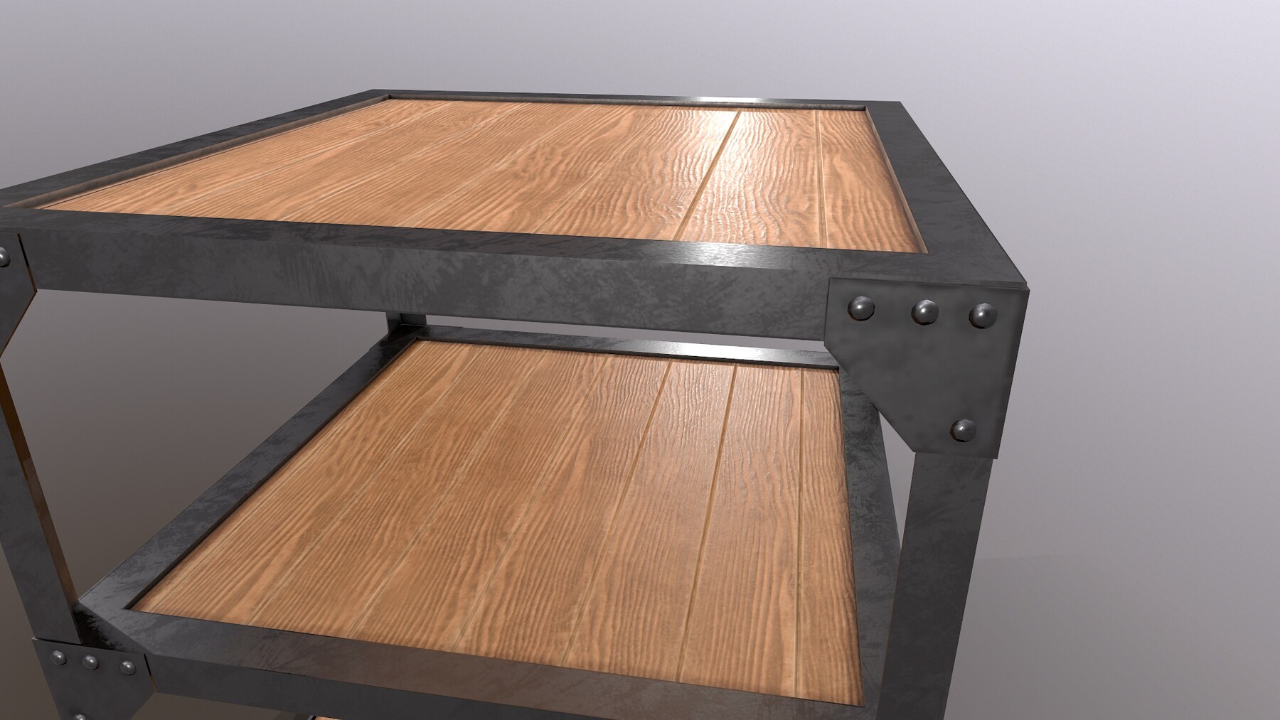 ArtStation - Metallic PBR Table | Game Assets
