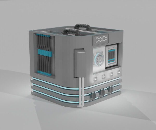 ArtStation - Futuristic Crate Set | Game Assets