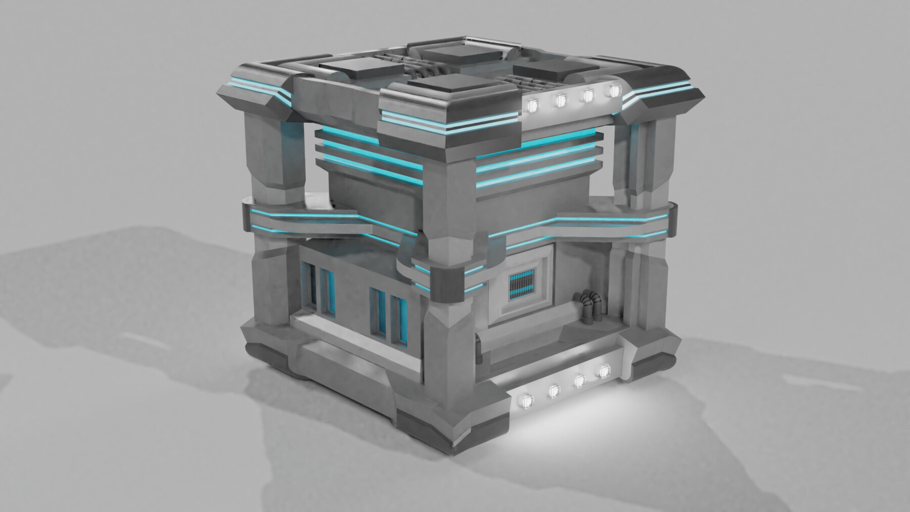 ArtStation - Futuristic Crate Set | Game Assets