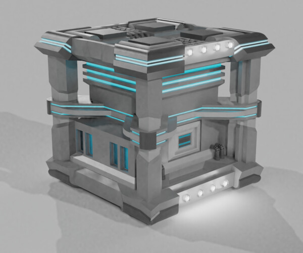 ArtStation - Futuristic Crate Set | Game Assets