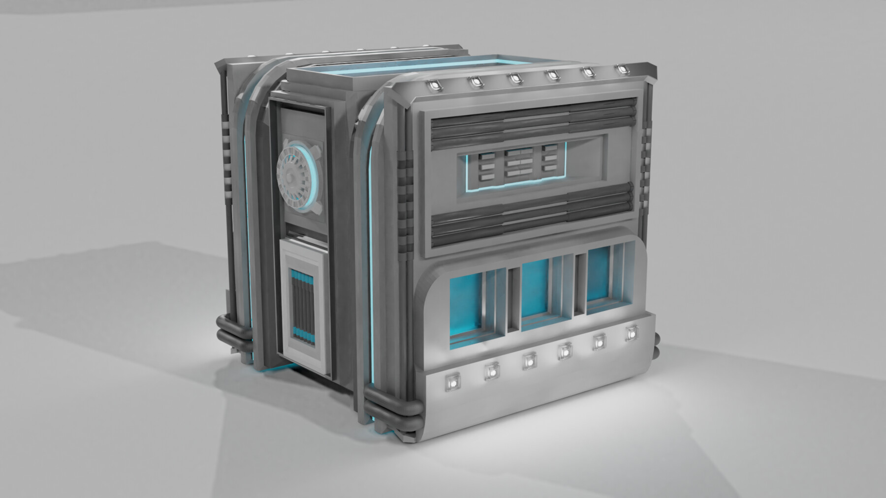 ArtStation - Futuristic Crate Set | Game Assets