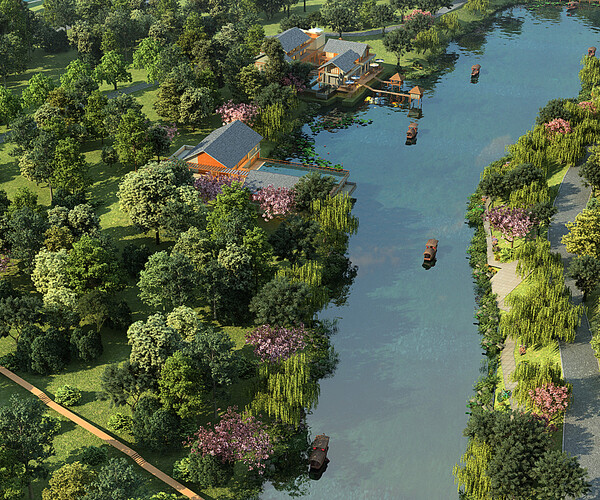 ArtStation - Riverside Resort 02 | Resources
