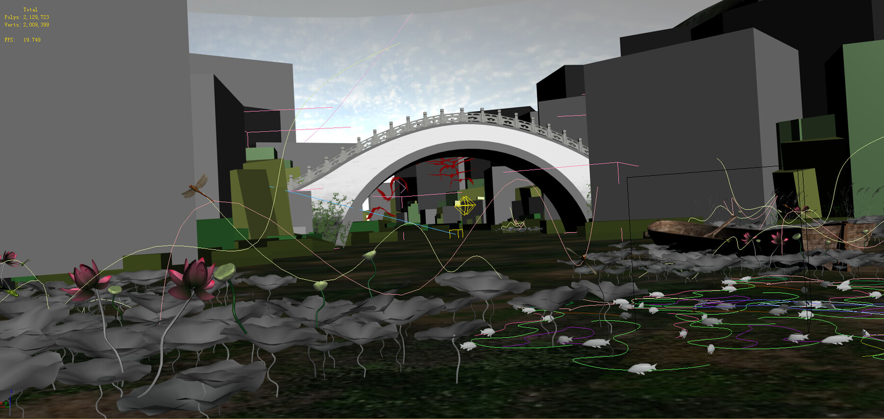 ArtStation - Riverside scenery Lakeside 01 | Resources