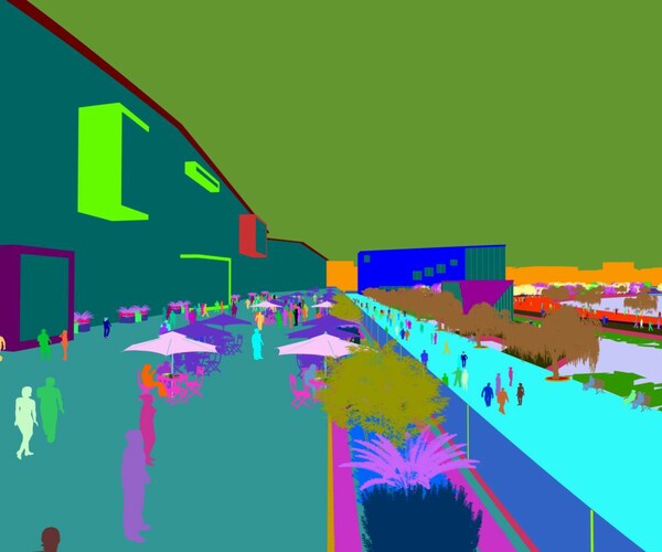 ArtStation - Riverside Large-scale Leisure Shopping Mall | Resources