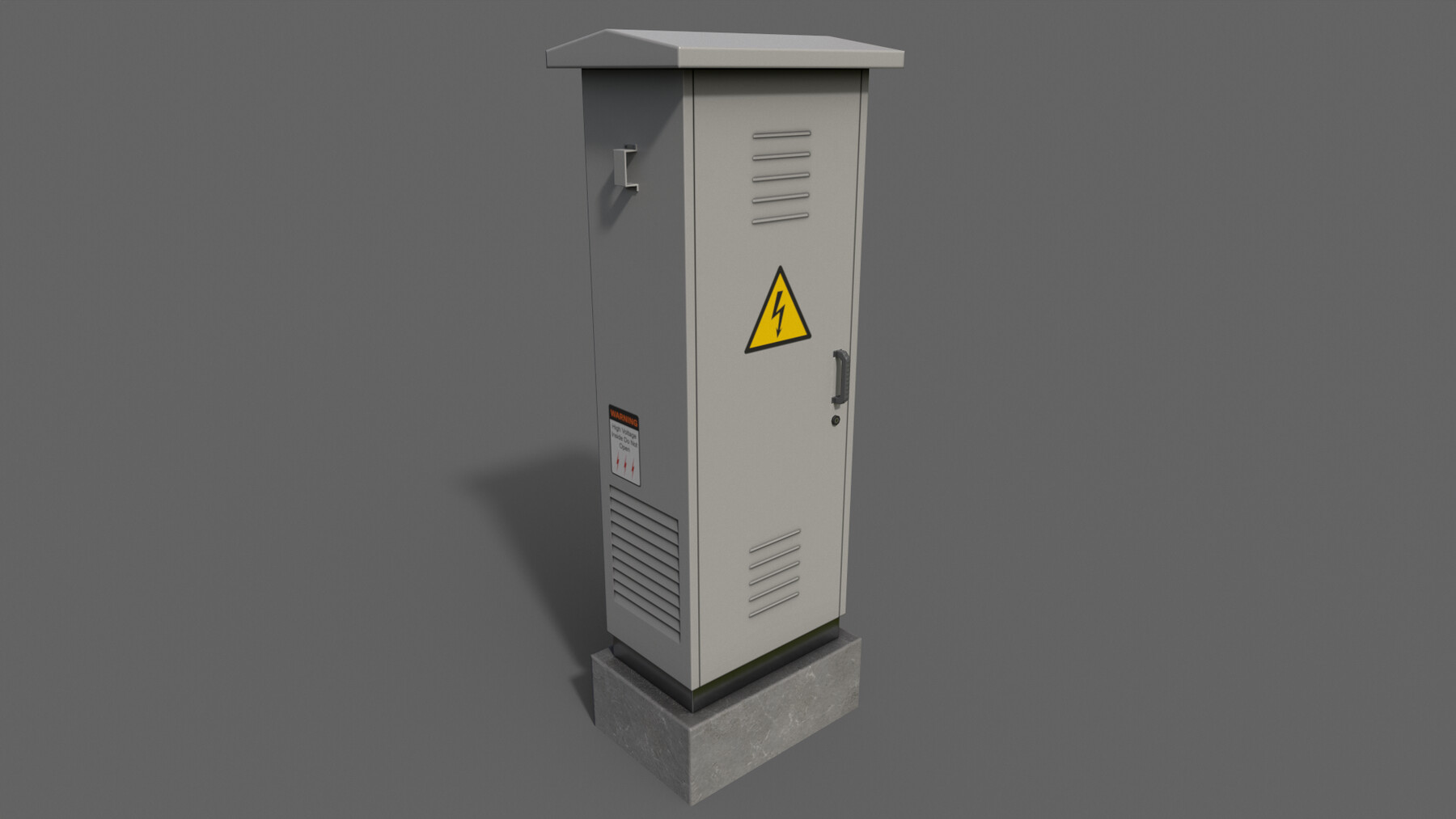 ArtStation - PBR Electric Box (LightGrey) Ver.2 | Game Assets