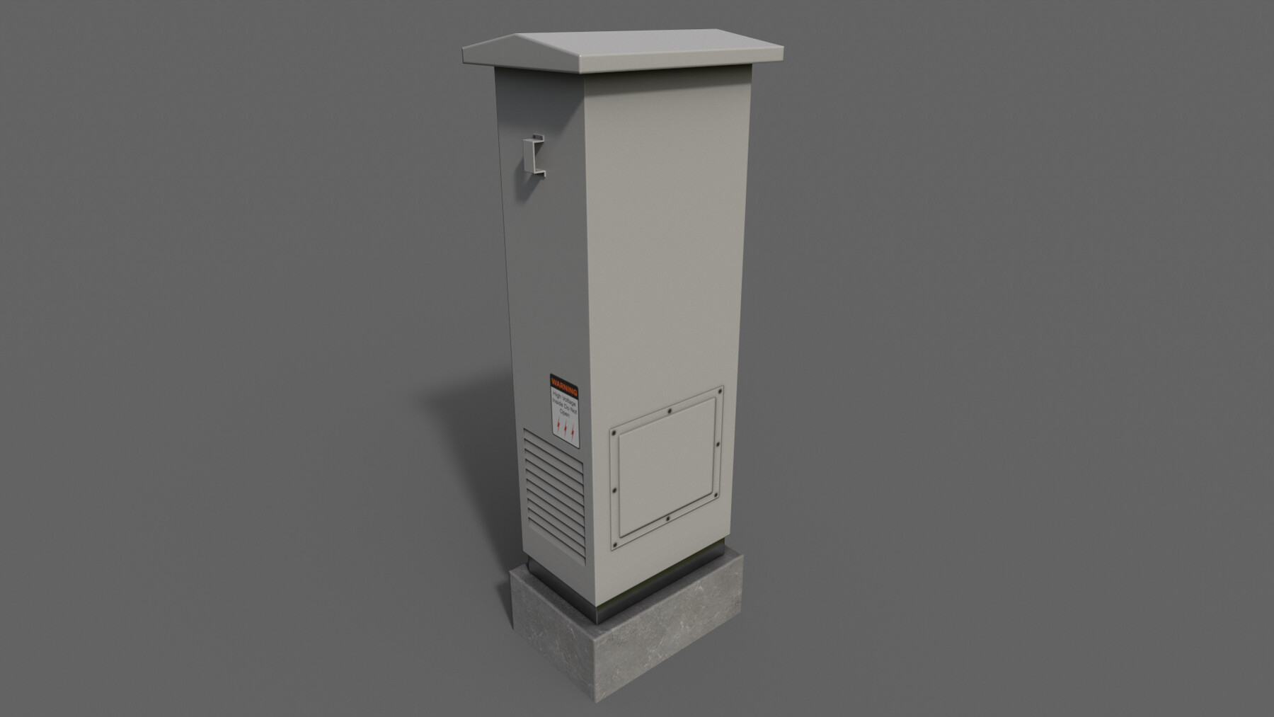 ArtStation - PBR Electric Box (LightGrey) Ver.2 | Game Assets