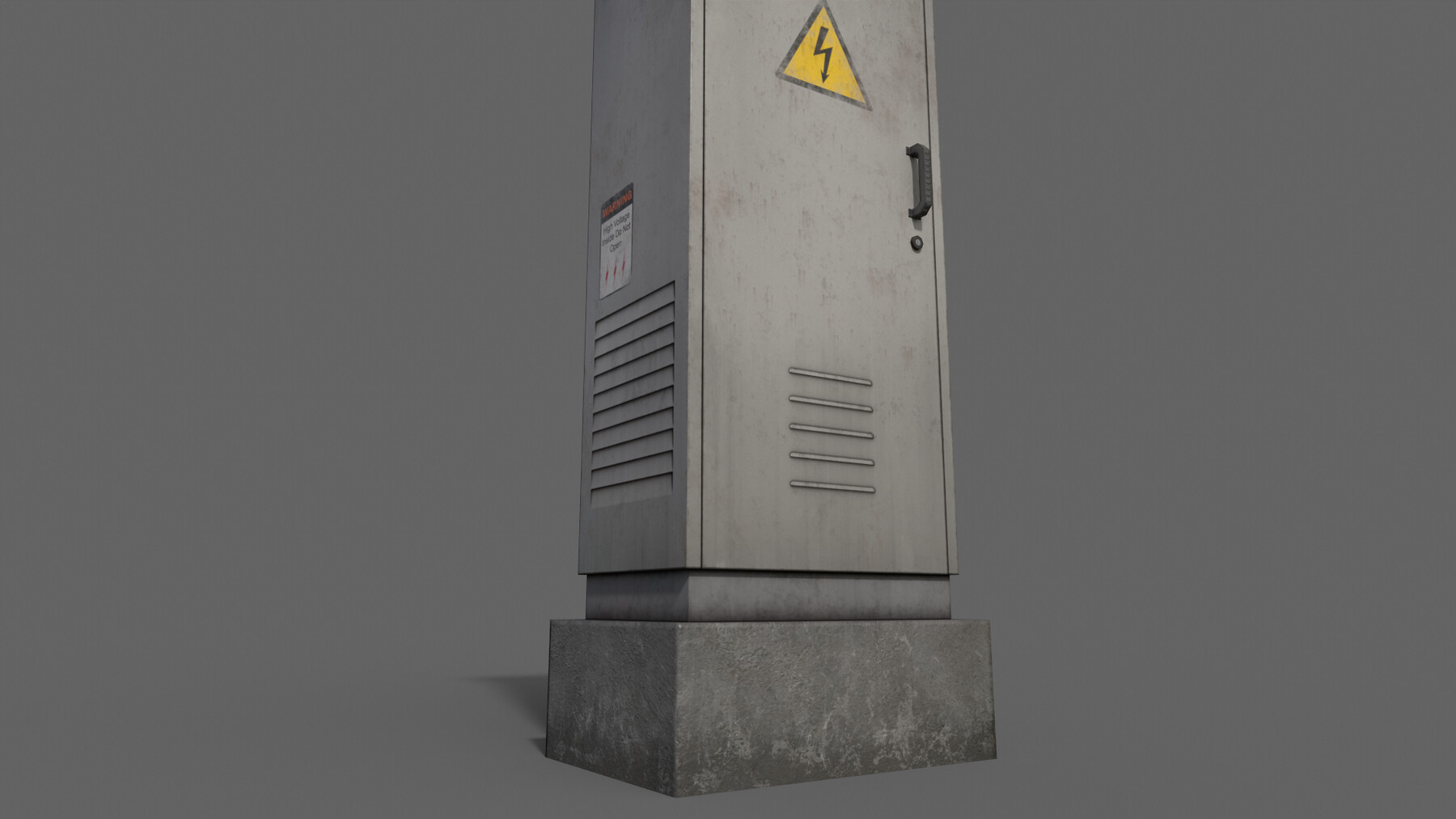 ArtStation - PBR Electric Box (LightGrey) Ver.2 | Game Assets