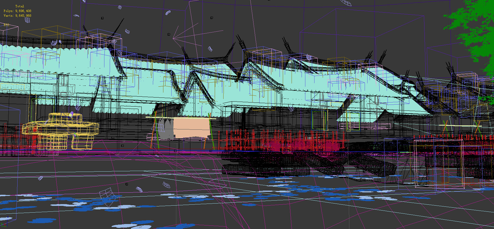ArtStation - Ming Dynasty - Ancient Buildings by the River 01 | Resources