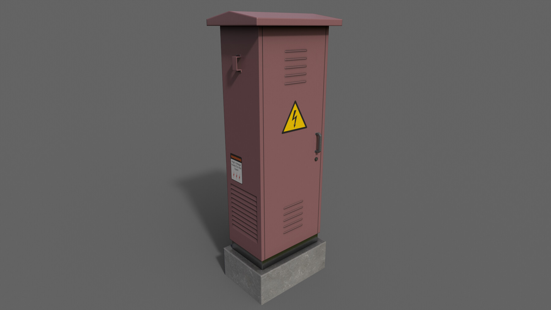 ArtStation - PBR Electric Box (Red) Ver.2 | Game Assets