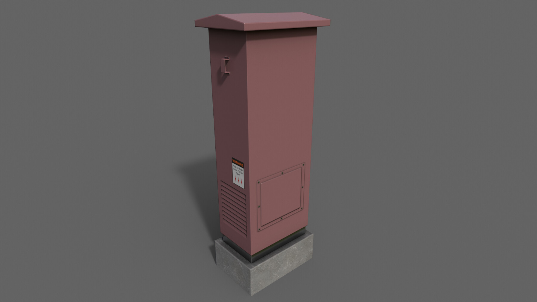 ArtStation - PBR Electric Box (Red) Ver.2 | Game Assets