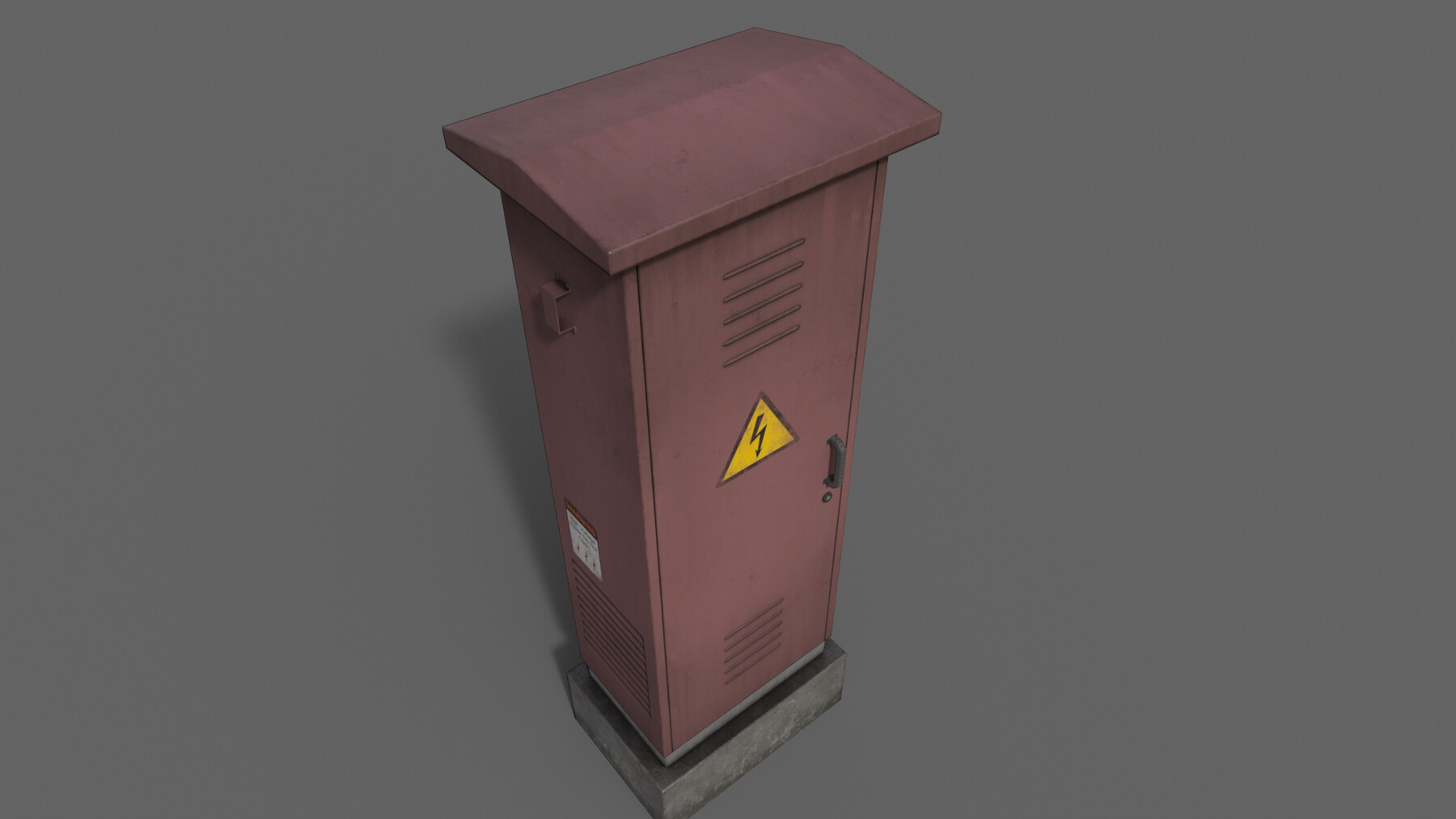 ArtStation - PBR Electric Box (Red) Ver.2 | Game Assets