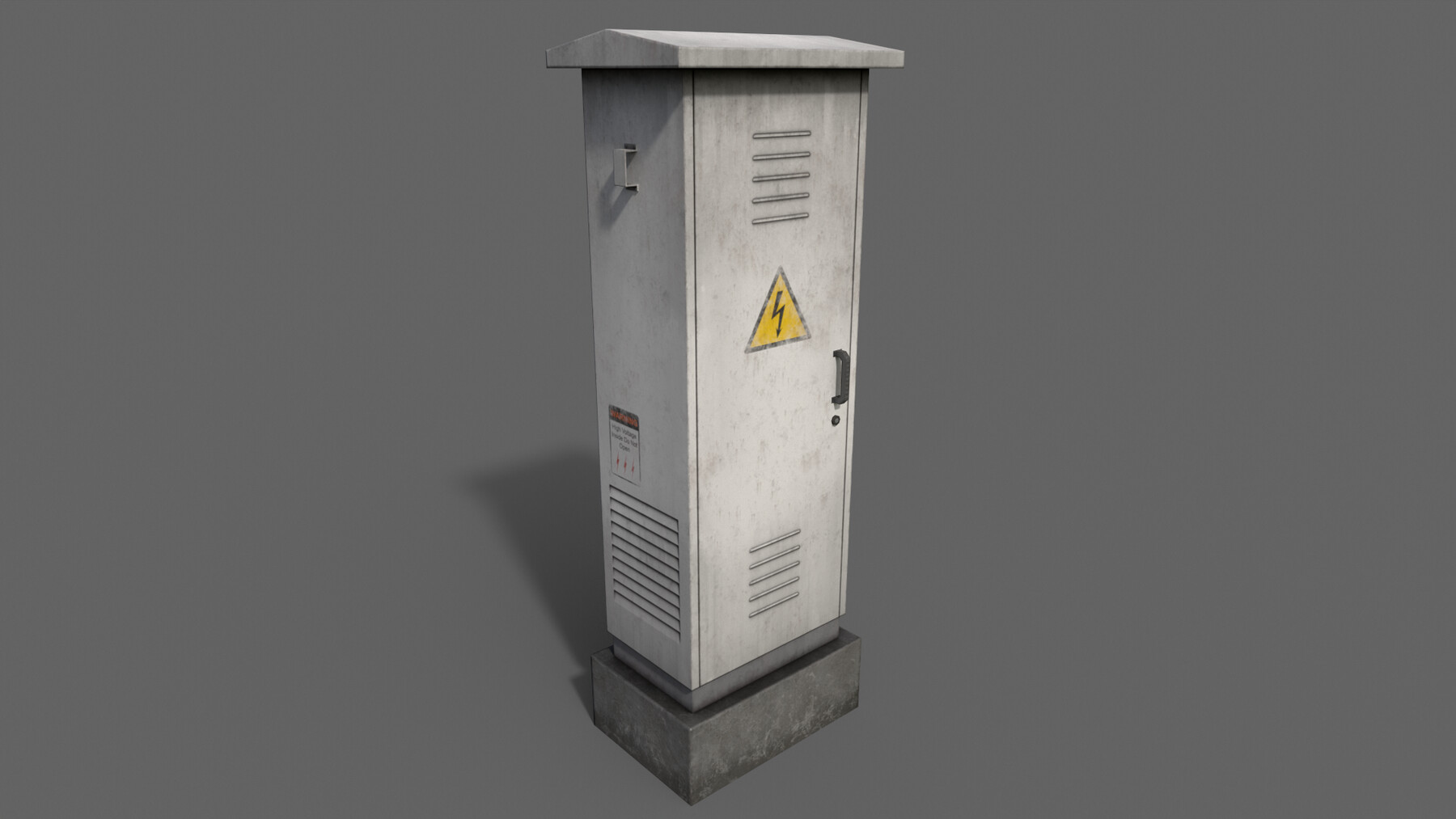 ArtStation - PBR Electric Box (White) Ver.2 | Game Assets
