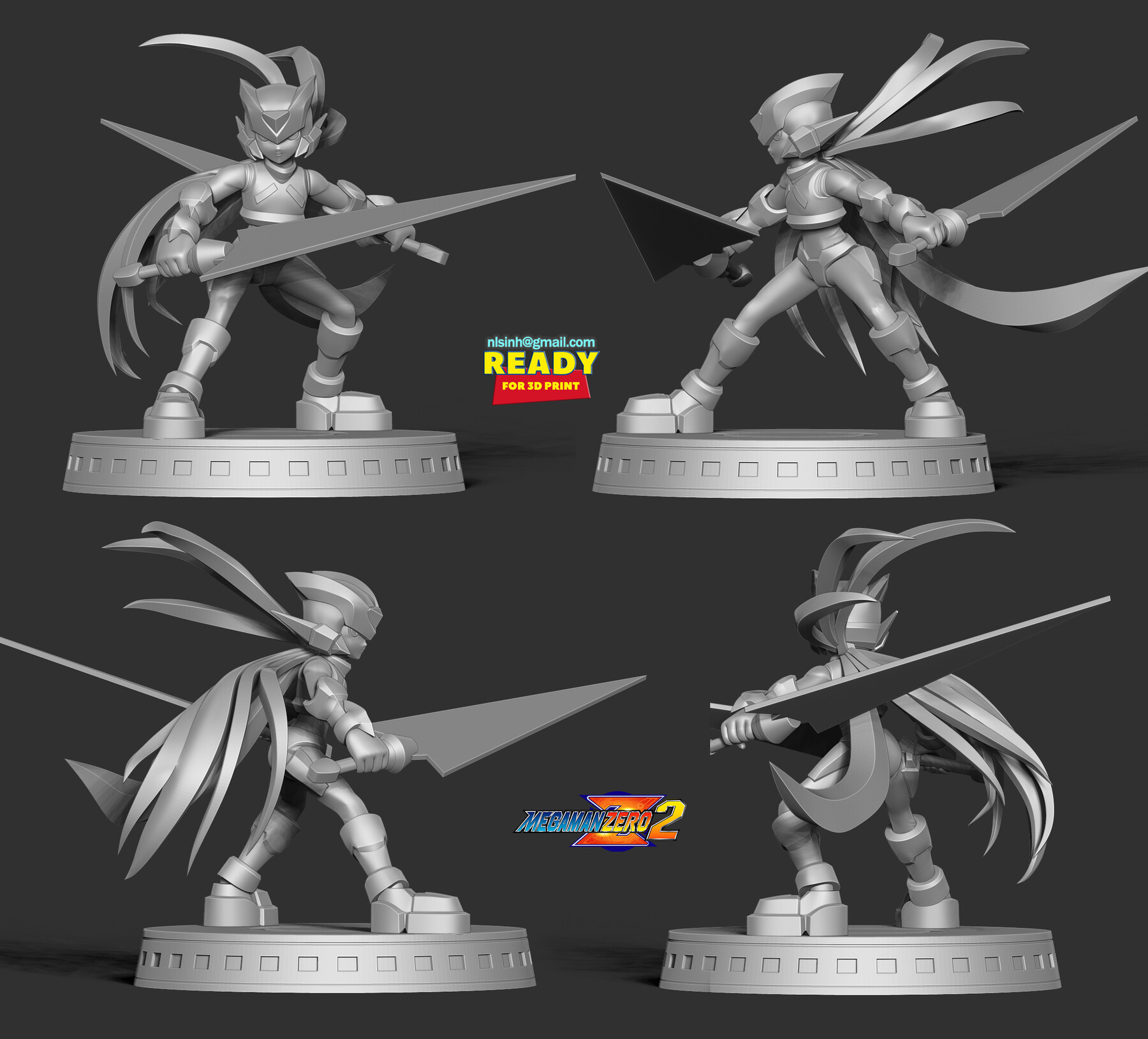 ArtStation - Mega Man Zero | Resources