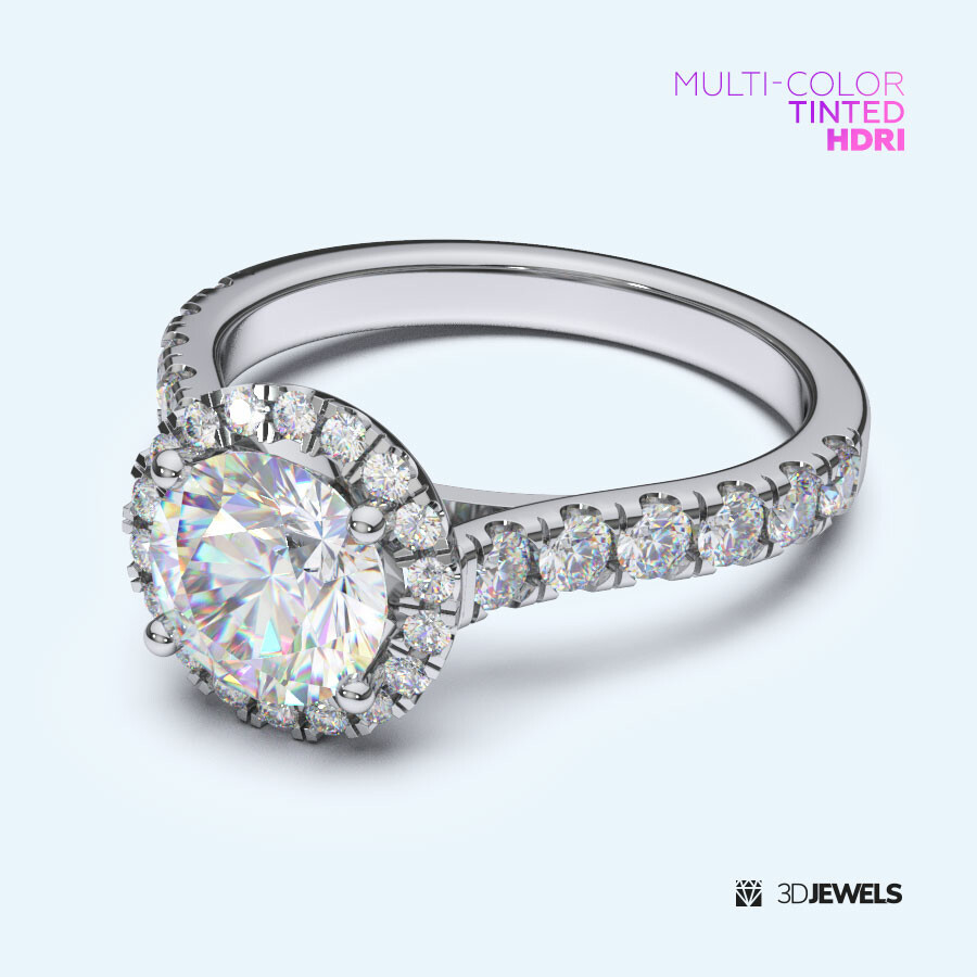 ArtStation - Multicolored Scene Setup for KeyShot Jewelry Rendering ...