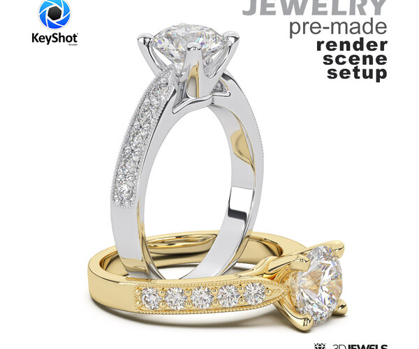 ArtStation - Photorealistic Scene Setups for KeyShot Jewelry Renderings ...