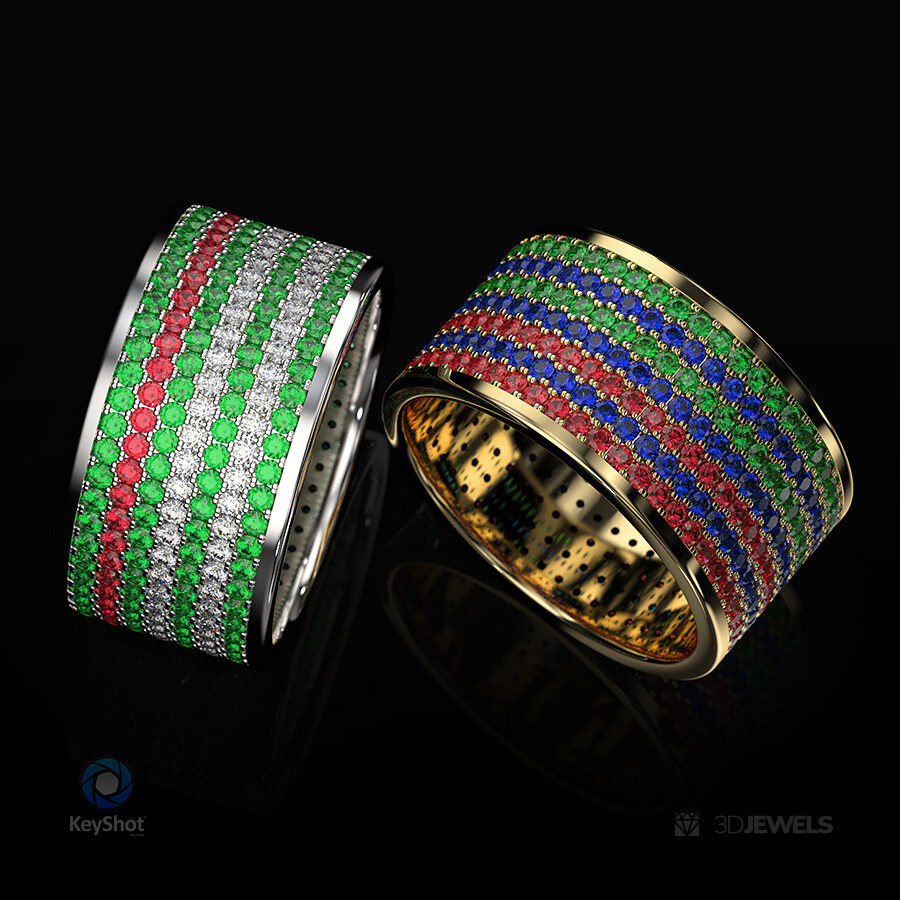 ArtStation - Black Style Scene Setup for KeyShot Jewelry Rendering ...