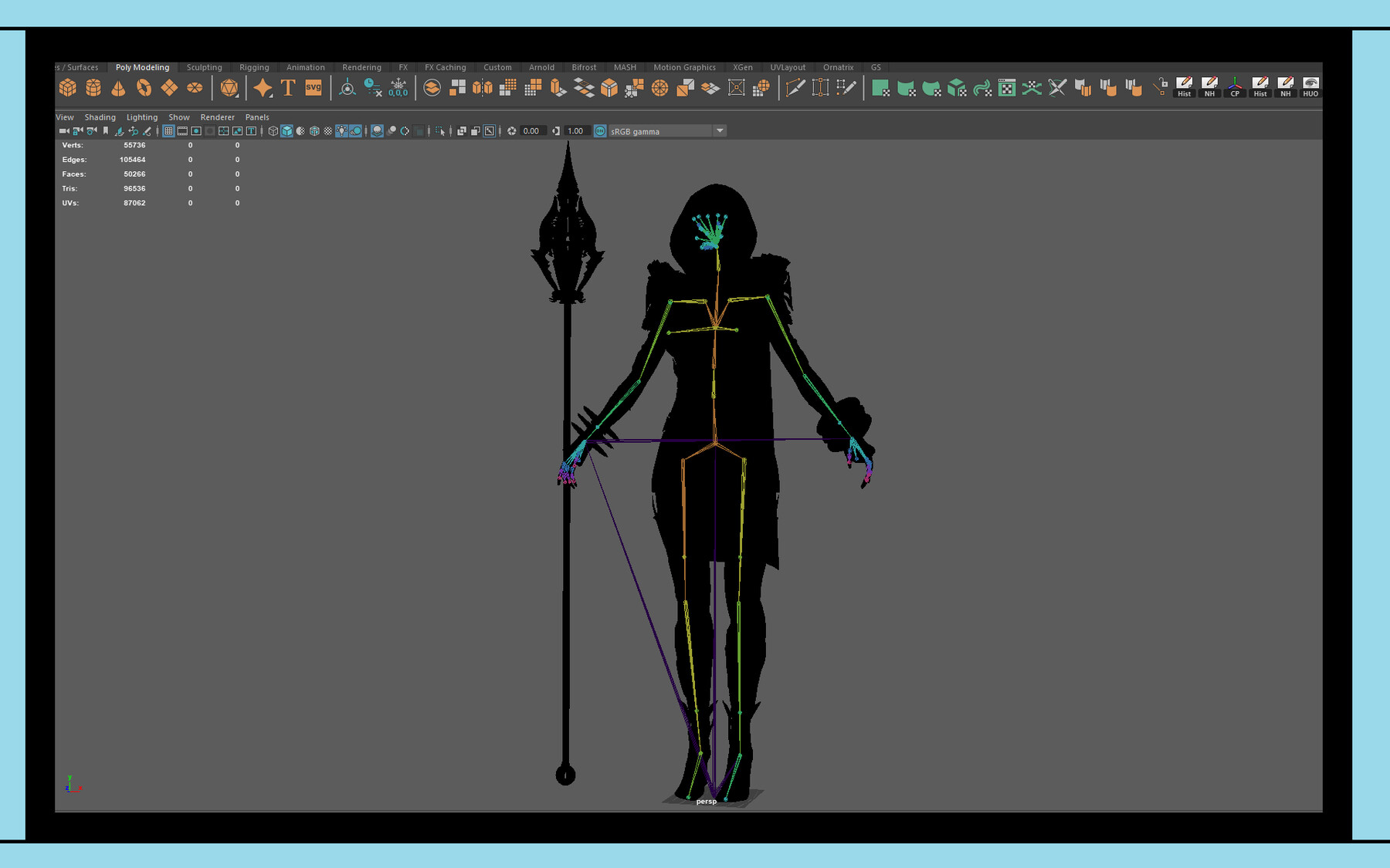 ArtStation - Frost Mage - Game Ready Low-poly 3D model | Game Assets