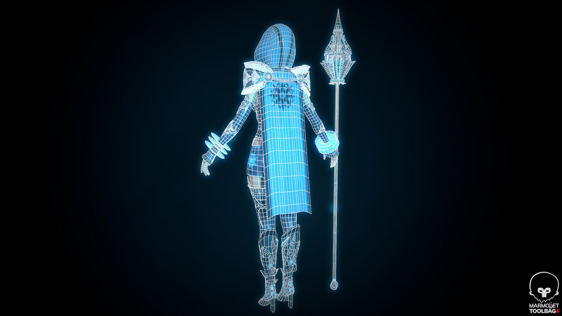 ArtStation - Frost Mage - Game Ready Low-poly 3D model | Game Assets