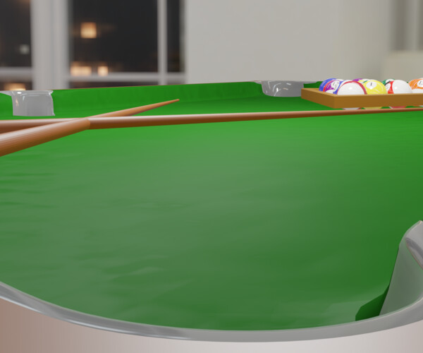 ArtStation - Pool Table | Game Assets