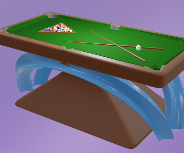 ArtStation - Pool Table | Game Assets