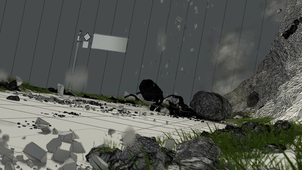 ArtStation - Mountain - Earthquake - Rockfall | Resources